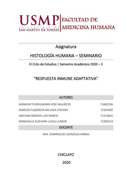 Respuesta Inmune Adaptativa 108 Hot Sex Picture