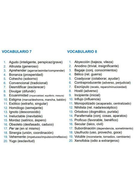 VOCABULARIO 4 | Viann | uDocz
