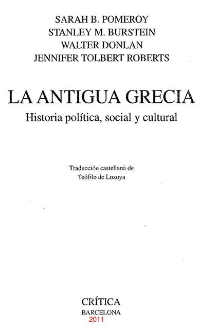 Pomeroy et al La vida intelectual en la Grecia d | Maitén Ortellado | uDocz