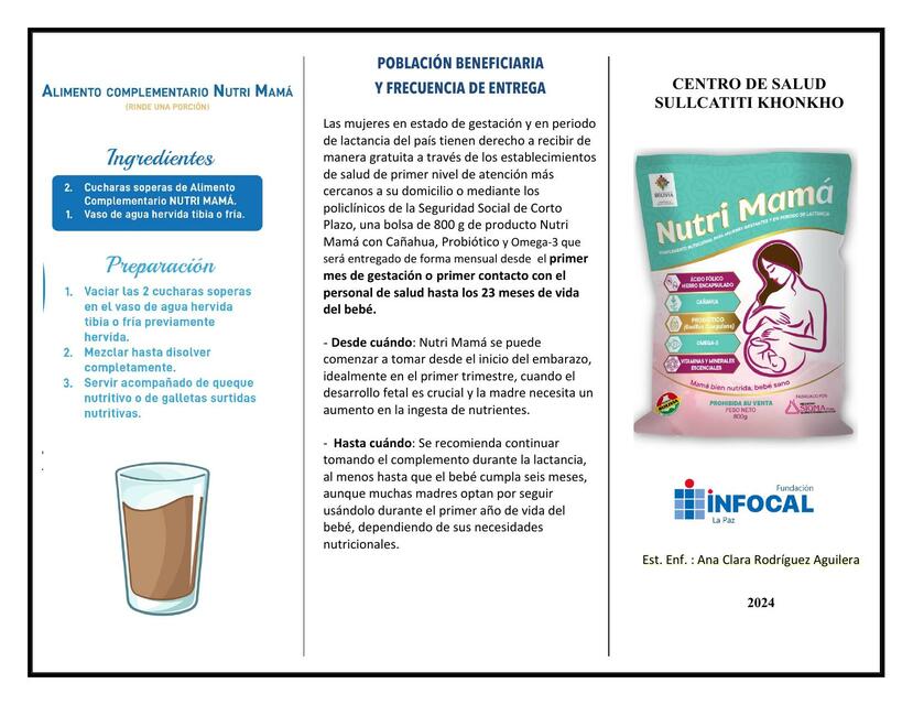 TRIPTICO NUTRIMAMA | G. | uDocz