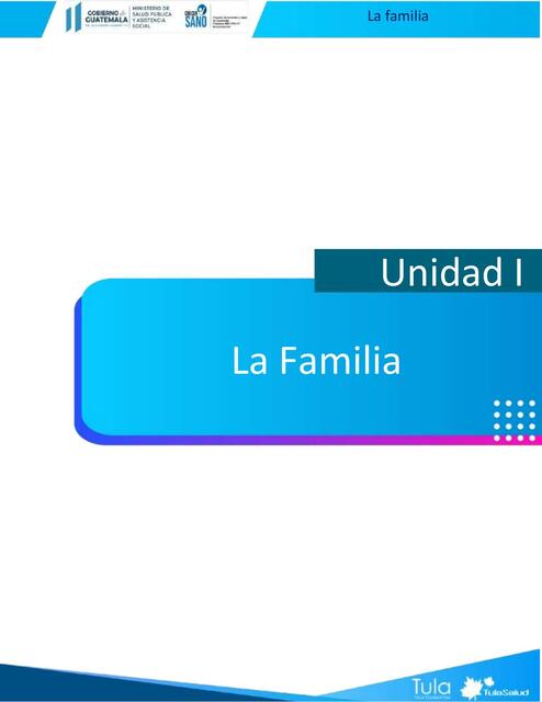 1 Unidad I La Familia | Juan Josué | uDocz