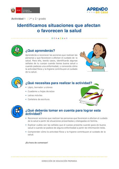 exp3 primaria 1y2 exploramos Actividad1 convertido | magaly | uDocz