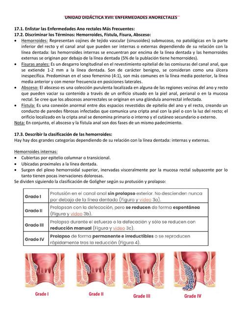 ENFERMEDADES ANORRECTALES | Natalia Carranza | uDocz