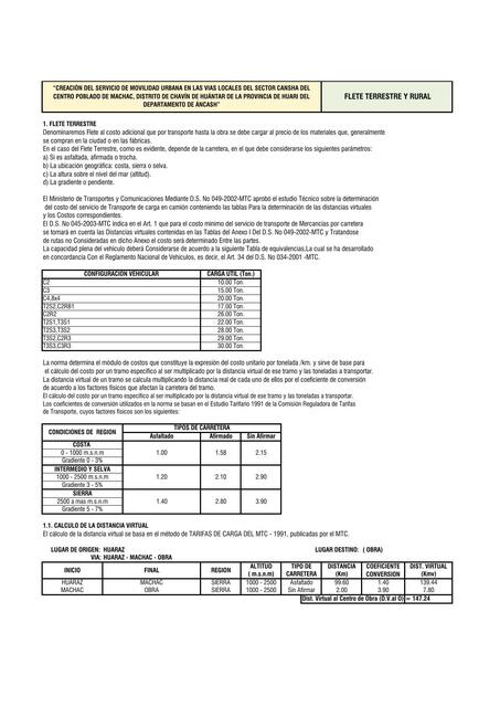 FLETE TERRESTRE | Luis Angel | uDocz
