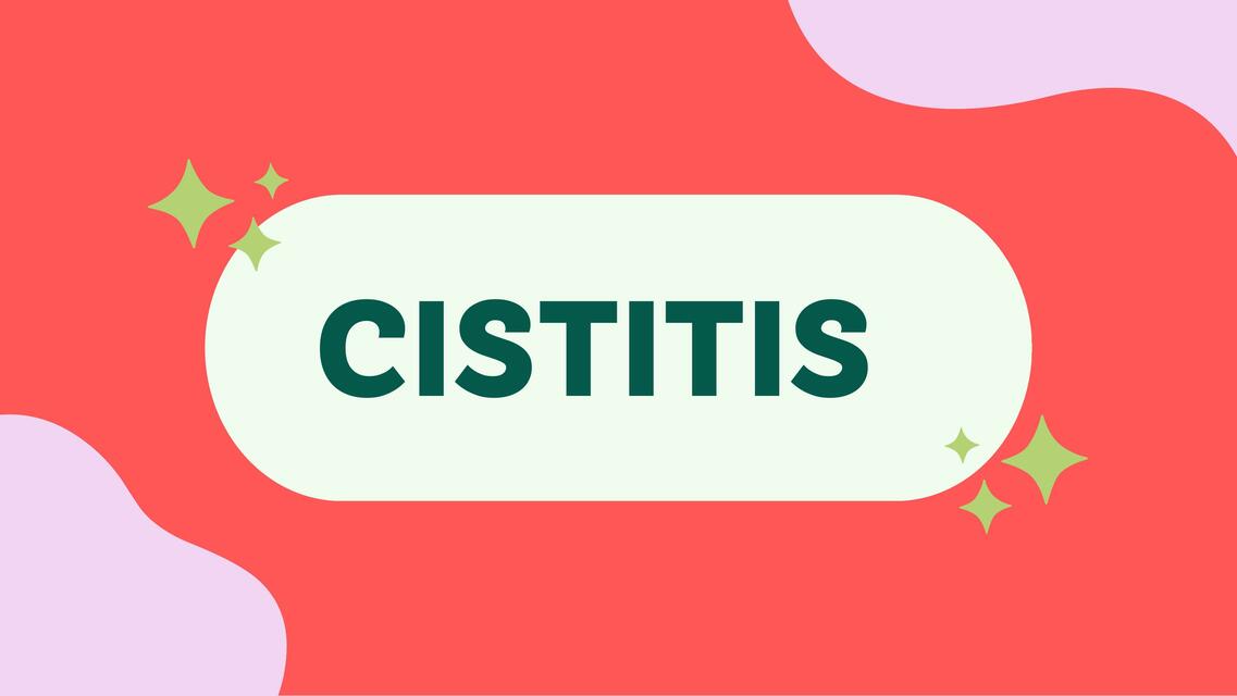 CISTITIS | uDocz
