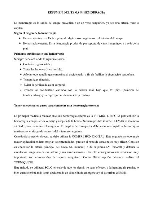 RESUMEN TEMA 8 | Sil | uDocz