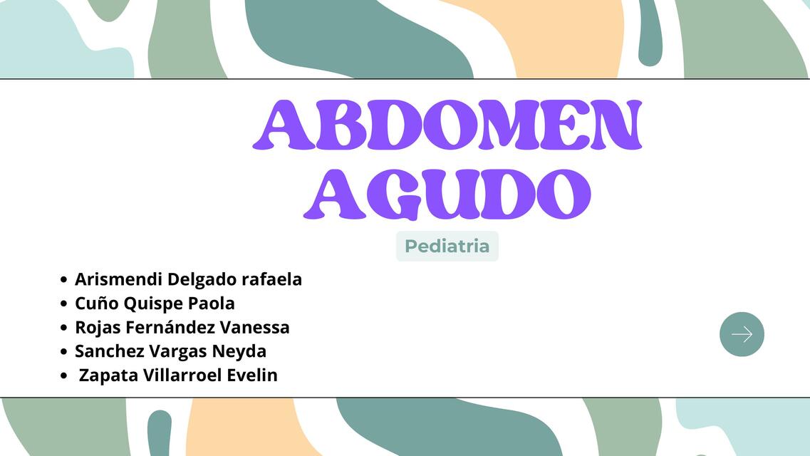 Flashcards de ABDOMEN AGUDO | Por Alisson Rodriguez | uDocz