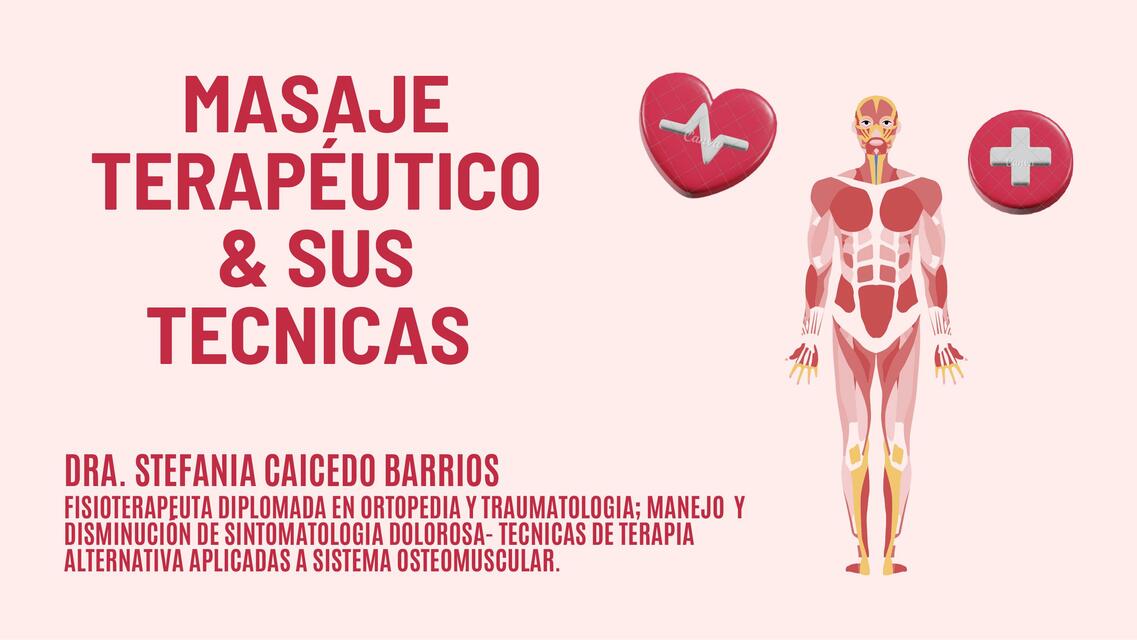 MASAJE TERAPEUTICO | Stefania Caicedo Barrios | uDocz