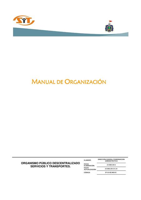 manual organizacion syt vr1 | León | uDocz