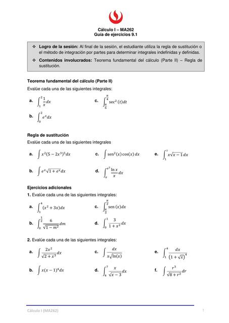 Flashcards de MA262 Gua de ejercicios 9 1 | Por Cristian Angelo | uDocz