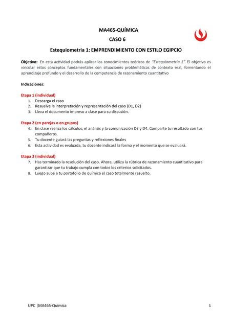 Flashcards de Caso 6 EMPRENDIMIENTO CON ESTILO EGIPCIO | Por keke | uDocz