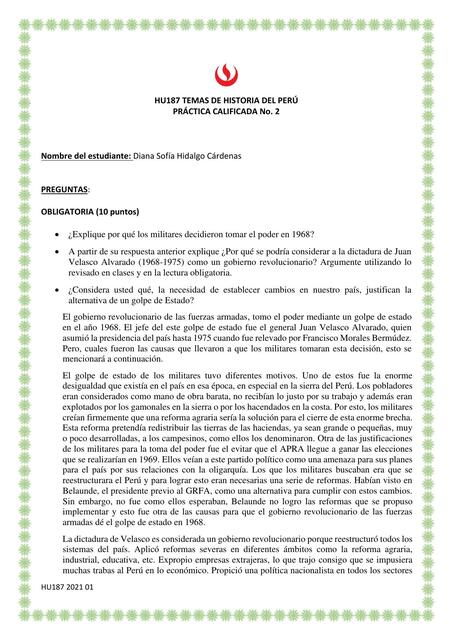 PC2 THP 02 US1B Hidalgo Cárdenas Diana Sofía | Diana | uDocz