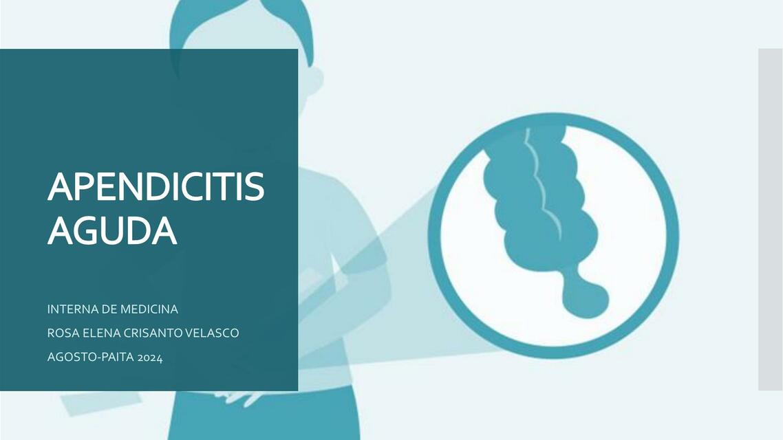 APENDICITIS AGUDA | Rosa Elena Crisanto Velasco | uDocz