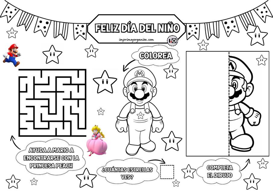 Mario Dia del Nino A4 | Gabriela | uDocz