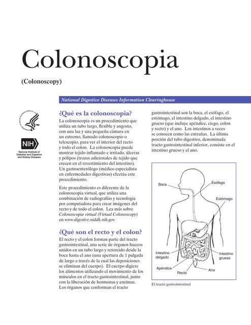 Colonoscopy Spanish | | uDocz