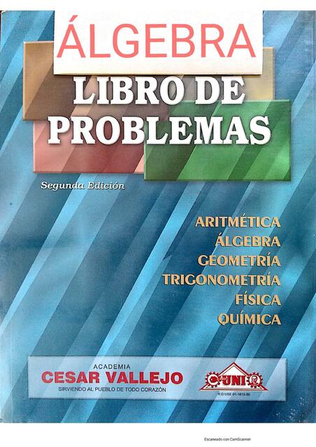 Álgebra Problemas Cesar Vallejo | nilton | uDocz