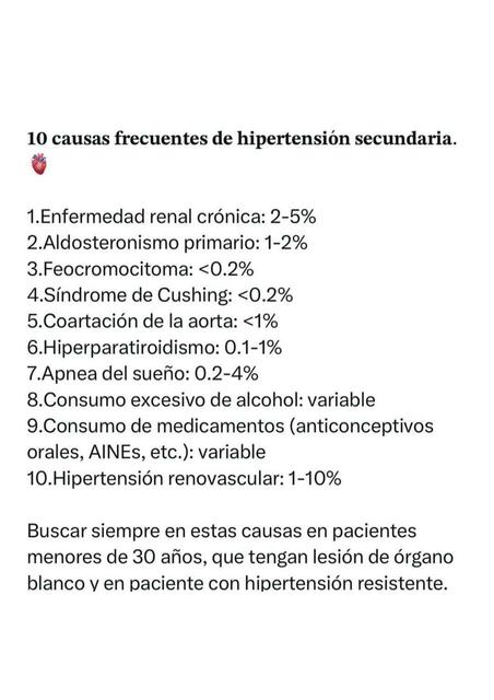 Causas de Hipertensión arterial actualizado 2024 | Enfermero Isaias ...