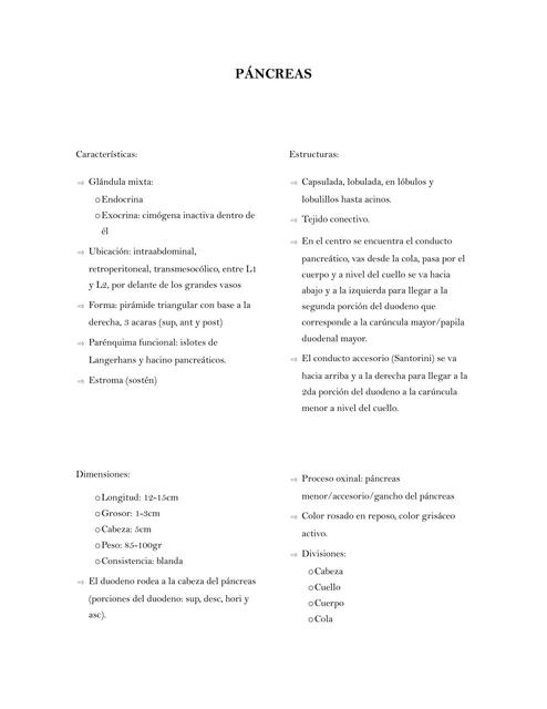 Guía páncreas | Sof | uDocz