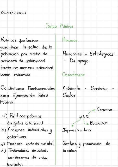 Introducción Salud Pública | Enfermería MI | uDocz
