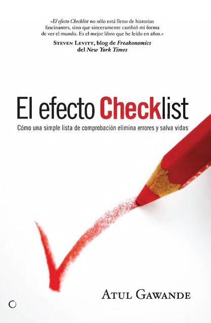 El efecto checklist | Snayder | uDocz