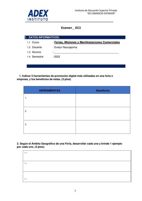 Examen EC3 versión | JOSE ANTONIO | uDocz