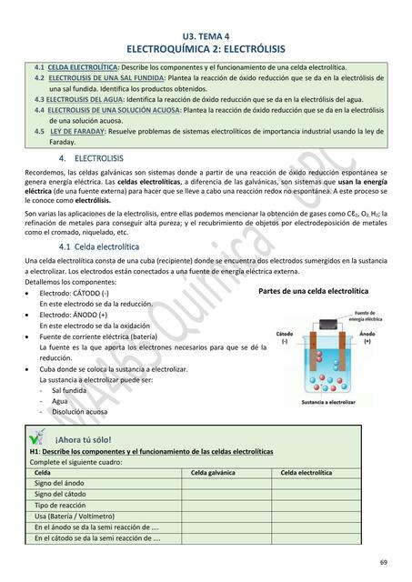 14 Celda electrolitica | QUINDE | uDocz