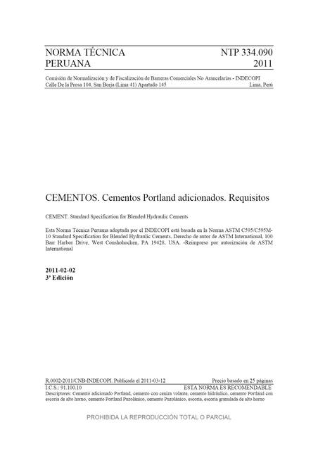 NTP 334 090 CEMENTO | ZOFI_A | uDocz