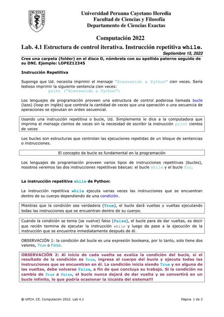 Lab 4.1 | boraastudies | uDocz