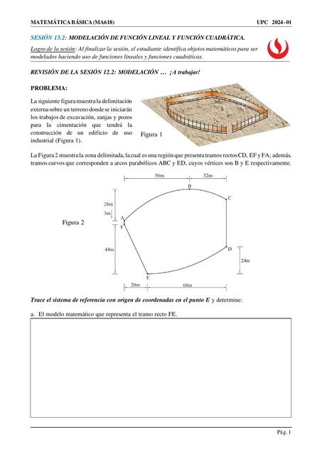 MA618 Modelación de función lineal y cuadrática | Cami | uDocz