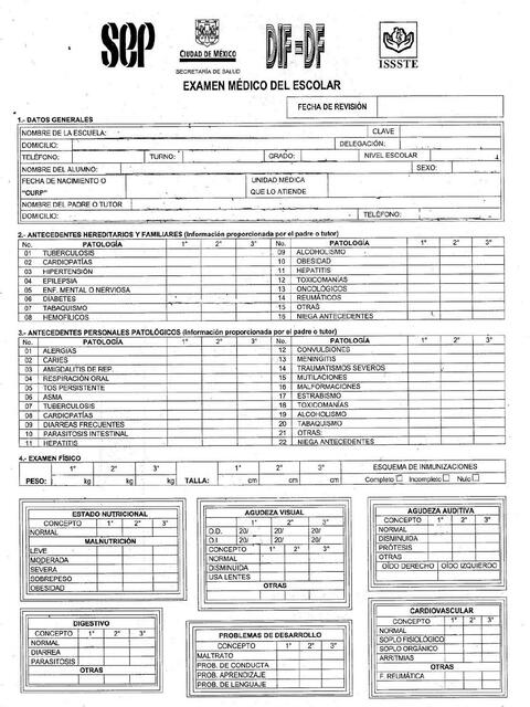 Formato certificado médico SEP para imprimir | uDocz