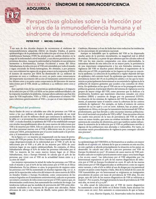 Enfermedades Infecciosas Mandell SIDA | El pepito | uDocz