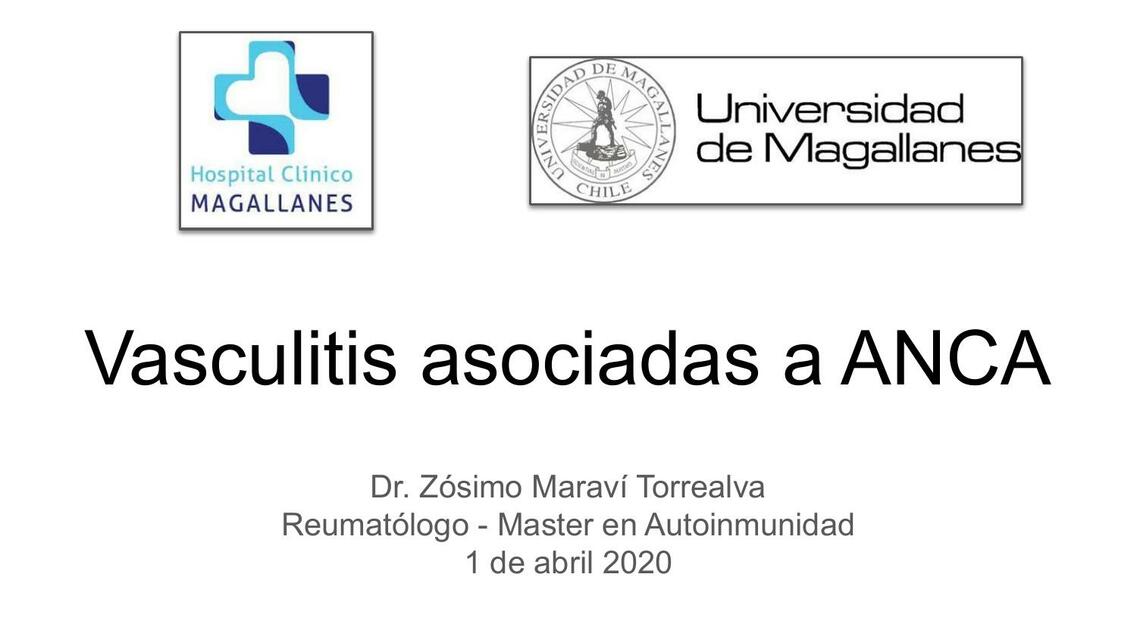 Clase 11 Vasculitis ANCA | Felipe Barraza Salas | uDocz