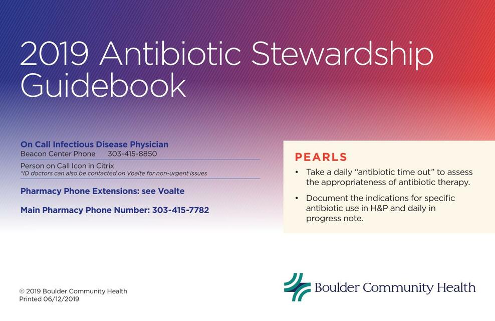 Antibiotic Stewardship Guidebook | Itai | uDocz