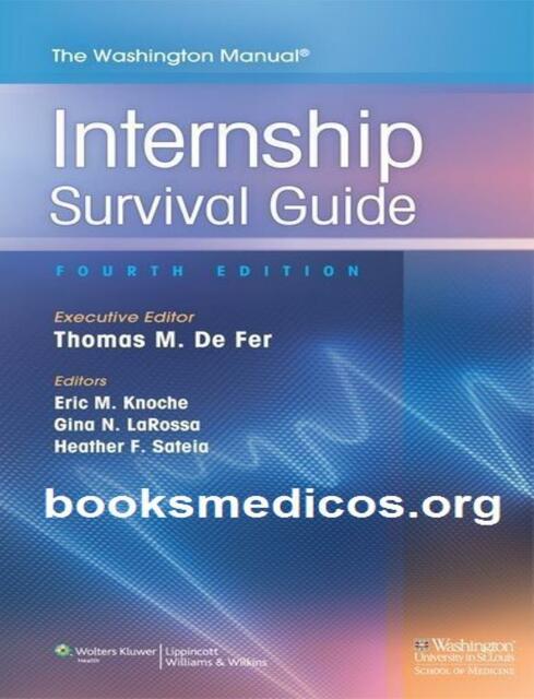 Washington Manual Internship Survival Guide | Itai | uDocz