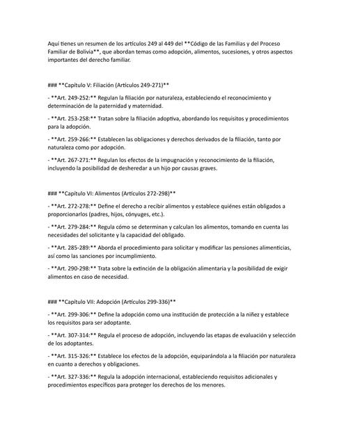 resumen codigo de familia 220 | JOSE COLQUE | uDocz