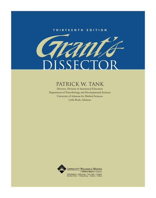 Grant Dissector Patrick W Tank 13th Ed | Eva | uDocz