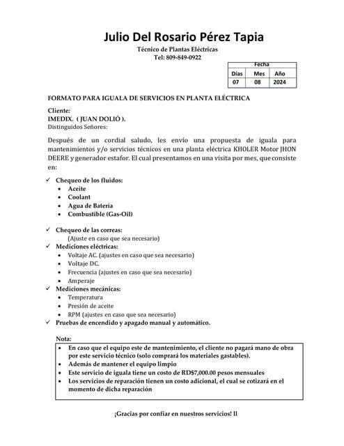 Julio Del Rosario Pérez Tapia 2 | Jude Jn pierre | uDocz