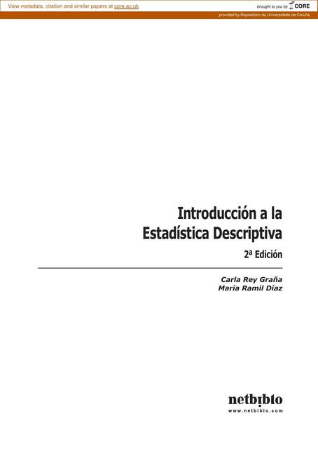 introduccion a la estadistica descriptiva | META | uDocz