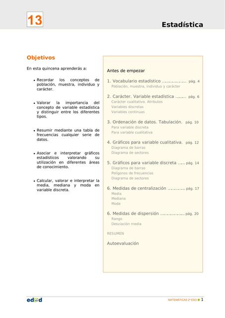 estadistica | META | uDocz
