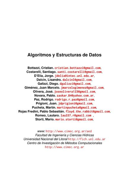 Algoritmos y Estructuras de Datos | META | uDocz