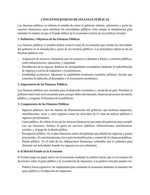 Finanzas Públicas 2024 | uDocz