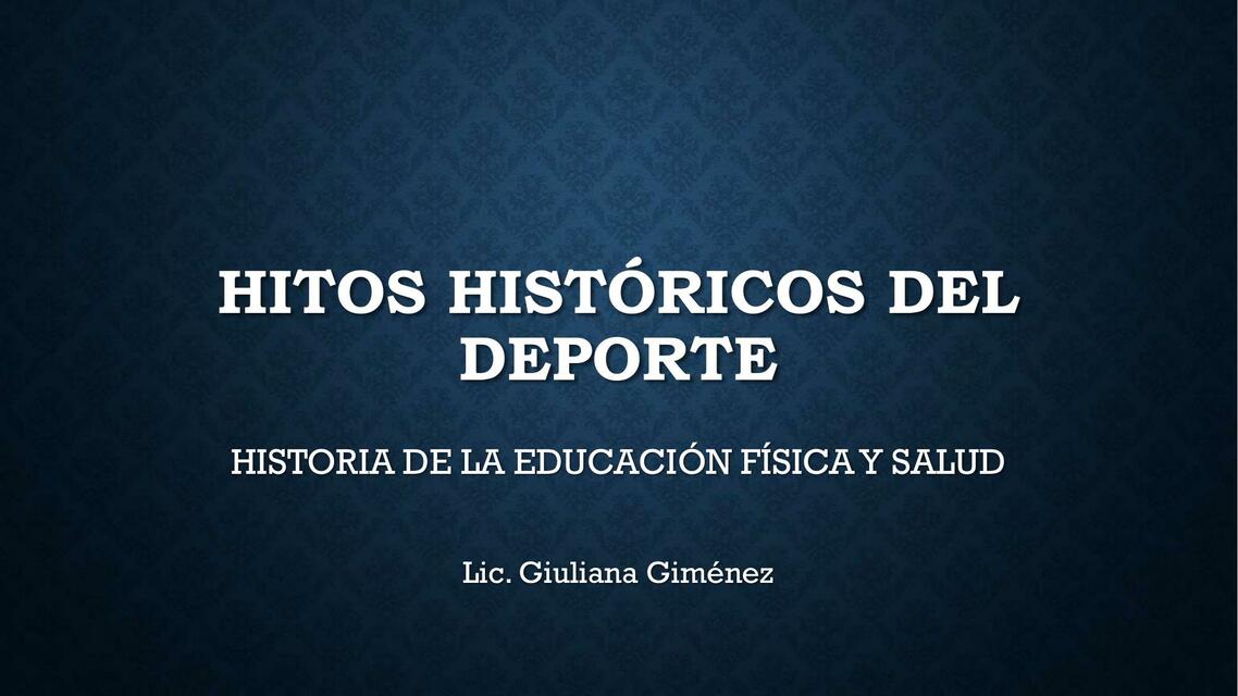 3 CLASE HISTORIA DE LA EDUCACIÓN FÍSICA Y EL DEPOR | Alfredo | uDocz 3 CLASE HISTORIA DE LA EDUCACIÓN FÍSICA Y EL DEPOR | Alfredo | uDocz
