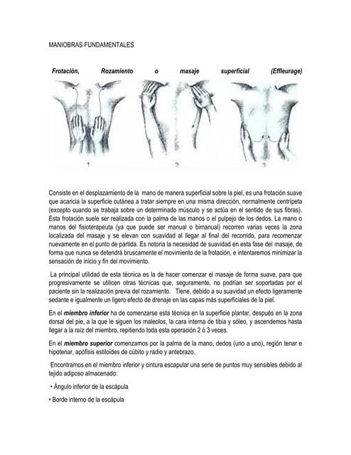 TECNICAS DE MASOTERAPIA | LUISIANA BAVEL LOAYZA GUERRERO | uDocz