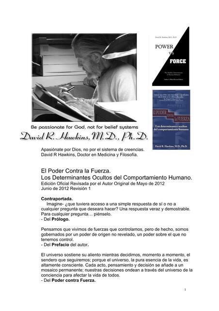 El Poder Contra la Fuerza Los Determinantes Oculto | MARLENE | uDocz