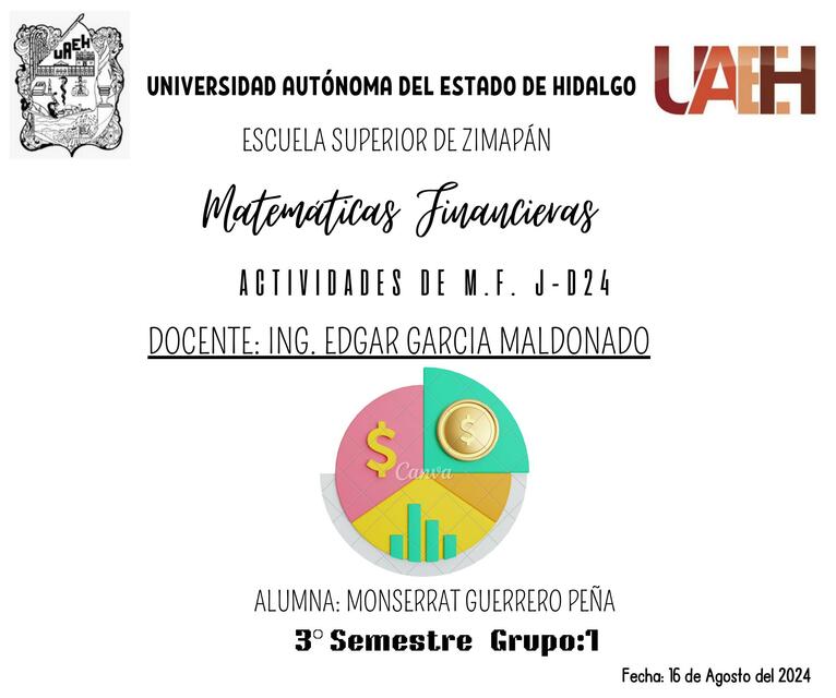 ACT 2 1ER PARCIAL DE M F J D24 00 | MONSERRAT GUERRERO PEÑA | uDocz