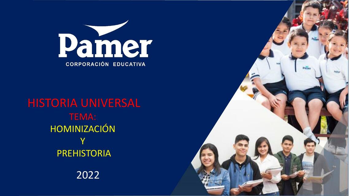 1 HOMINIZACIÓN Y PREHISTORIA PAMER 1 | Matthew Rojas | uDocz
