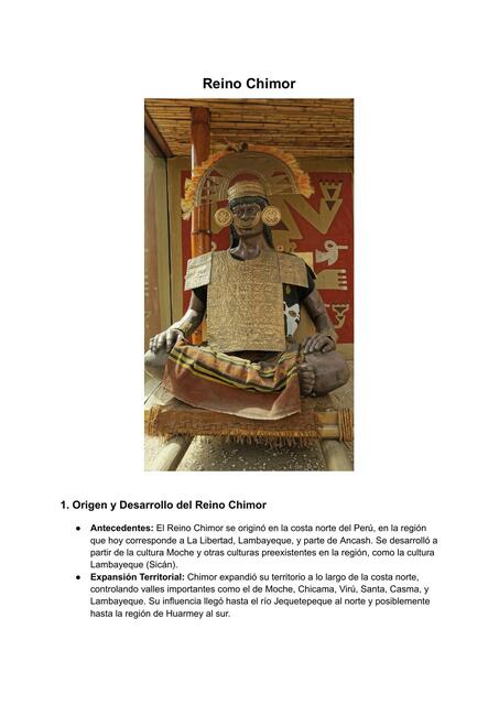 Reino Chimor | Yo arqueo | uDocz