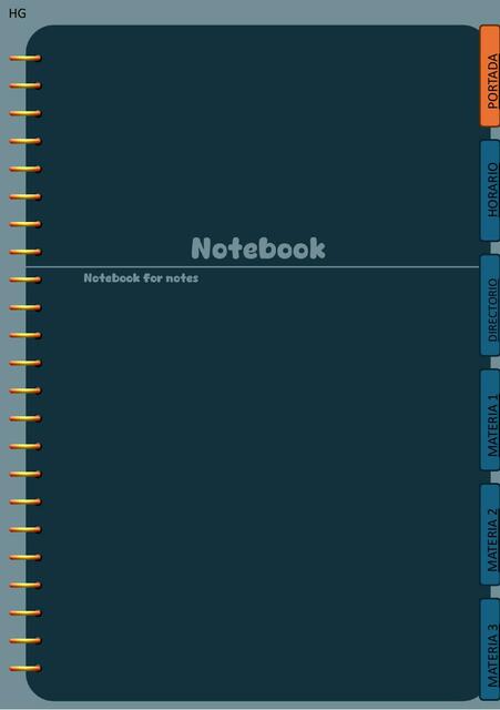 Notebook 3 materias | Hugo | uDocz