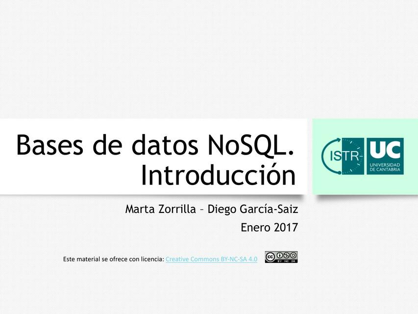 Tema 1 NoSQL introducción | META | uDocz