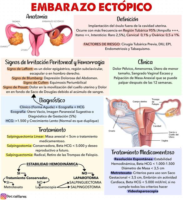 EMBARAZO ECTÓPICO | Dr. Boris Moises Caillares Montaño | uDocz